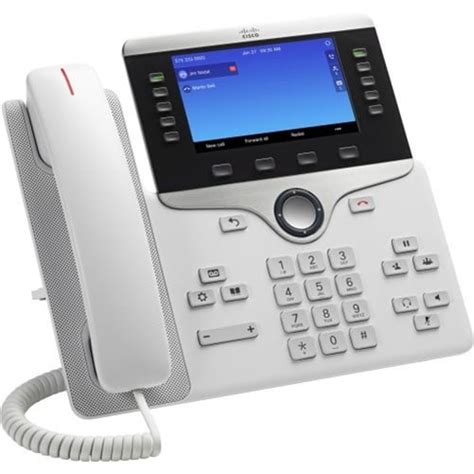 Cisco 8841 Voip Phone Poe With Color Lcd Display White