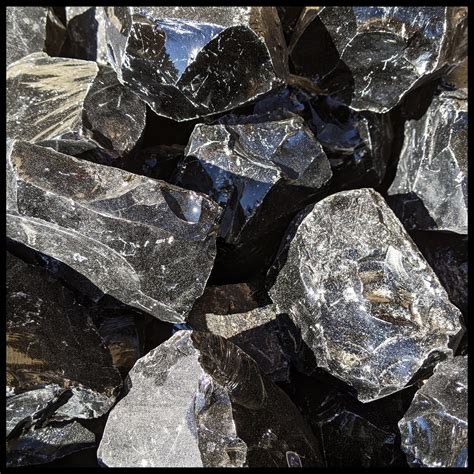 Obsidian Rough Rock Per Lb The Gem Shop Inc