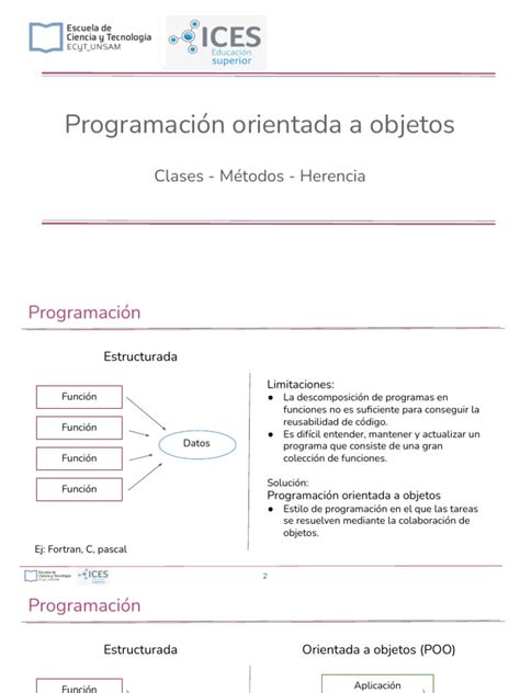 Clase7 Poo Pdf Objeto Informática Programación Orientada A Objetos