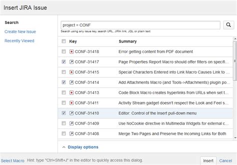 Jira Issues Macro Confluence Data Center And Server 59 Atlassian