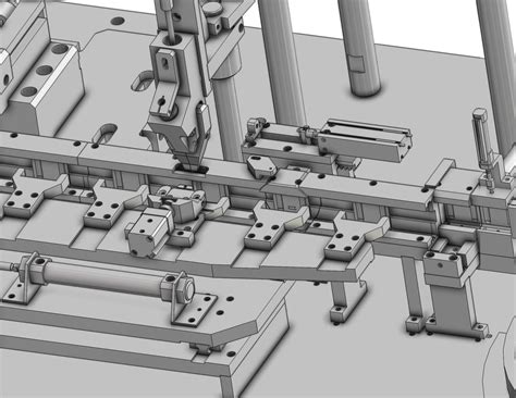 Industrial 3d Model Lock Assembly Machine Machine World Industrial 3d Model Lock Assembly Machine Machine World