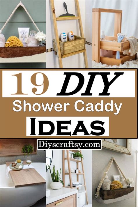 19 Diy Shower Caddy Ideas For Your Bathroom Diyscraftsy