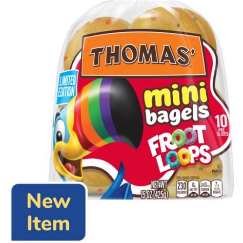Thomas Froot Loops Mini Bagels 10 Pc 15 Oz Pick ‘n Save