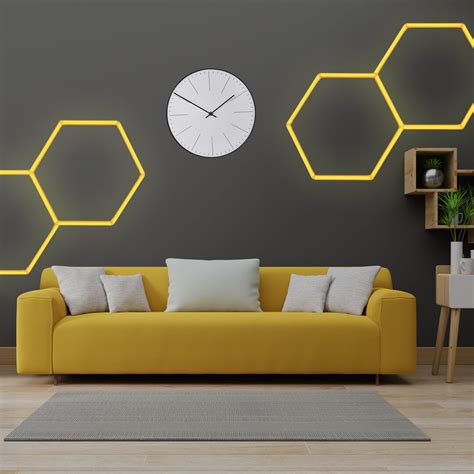 Hexagon Lighting RGB 7 Grid System Hexagon Lighting