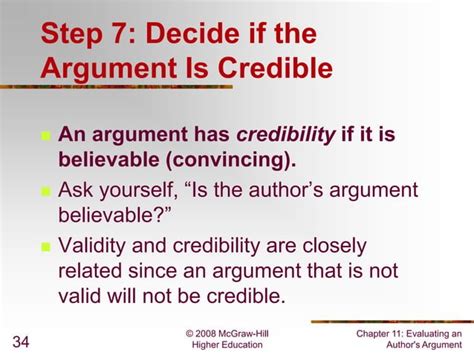 Evaluating Arguments Lesson PPTX