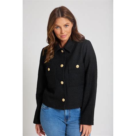 Be You Cropped Boucle Jacket Boucle Jackets