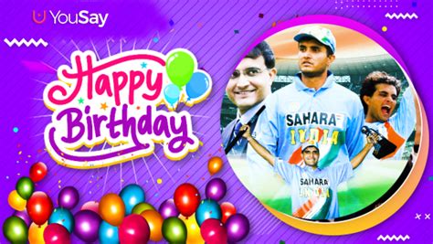 Happy Birthday 50th Birthday ‘dada Aka Sourav Ganguly