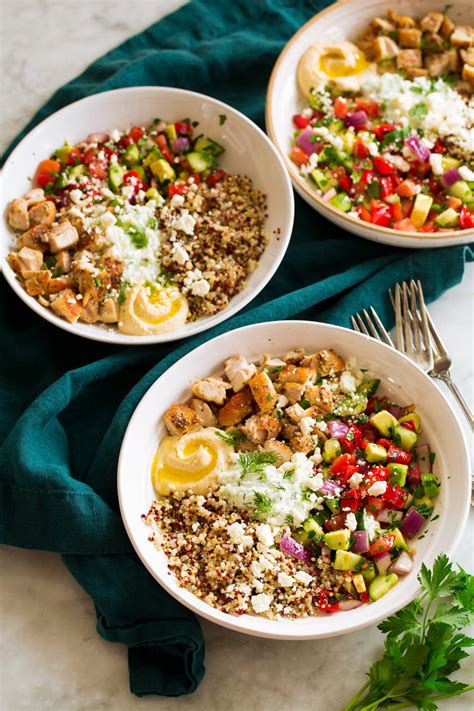 Greek Chicken Bowls Cooking Classy