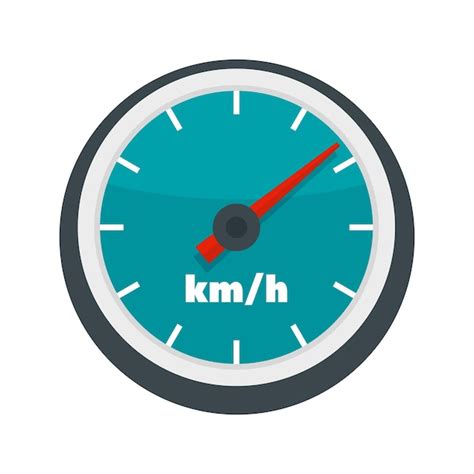 Premium Vector Car Speedometer Icon Flat Illustration Of Car Speedometer Vector Icon For Web