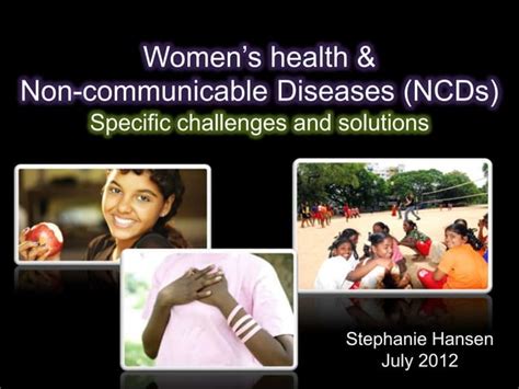 Women And Ncds Pptx Lung And Respiratory Health Diseases And Conditions