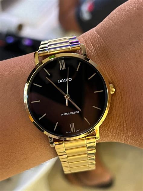 CASIO Analog Stainless Steel Men S Watch MTP VT01G 1B Men S Fashion