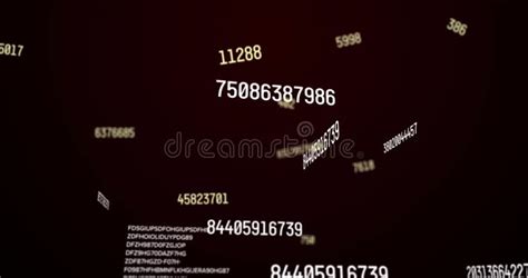 Animation Of Data Processing On Black Background Stock Video Video Of Processing Flow 309257757