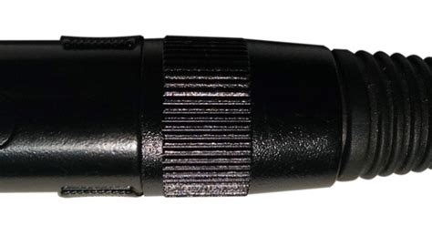 Conector Macho Xlr Prodb Negro