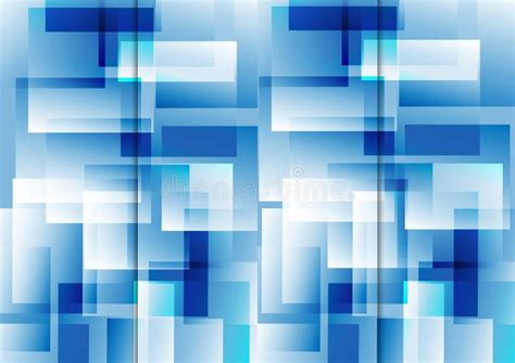 Abstract Vector Geometric Modern Blue Gradient Color Background Design Stock Vector