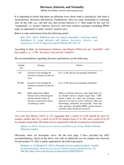 Assessing Normality A Comprehensive Guide To Evaluating Data