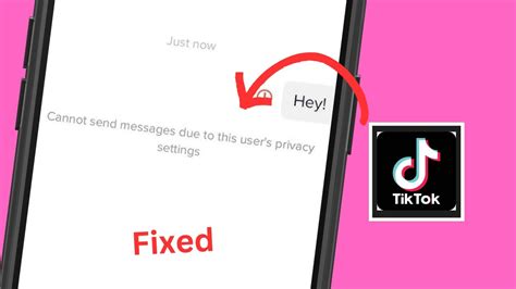 How To Fix Cannot Send Messages Due To This Users Privacy Settings Tiktok 2024 Youtube