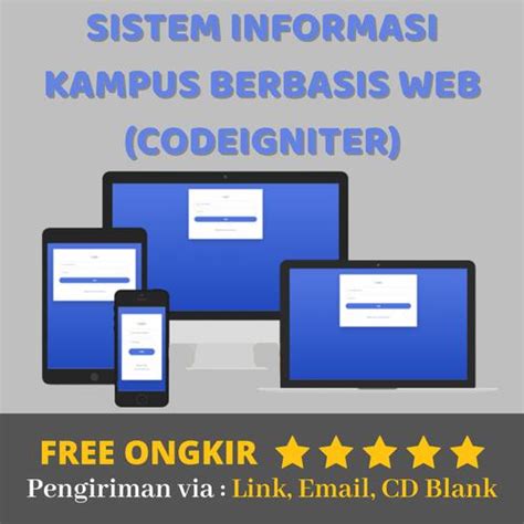 Jual Sistem Informasi Kampus Berbasis Web Codeigniter Kab Pasuruan