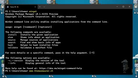 How To Install Winget Windows Package Manager Thomas Maurer