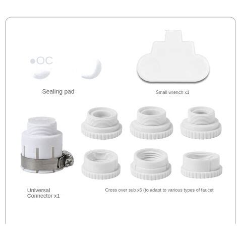 W V Robinet Mitigeur chauffe eau électrique instantané filtre à eau du AGSIVO robinet