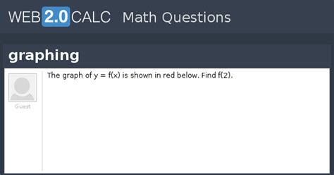 View Question Graphing