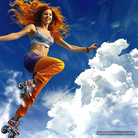 Ai创作图轮滑招贴 滑冰插画 潮流滑板女孩 滑板手绘人物 动感青春 滑滑板素材 轮滑海报图 街舞女孩插画 轮滑大赛背景 滑冰招生 滑板插画广告 青春激情热情奔放主题 青春活力动感元素 平地花式