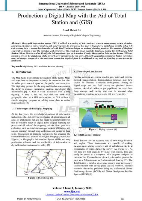 Pdf Licensed Under Creative Commons Attribution Cc By Production A Digital Map With The Aid Of