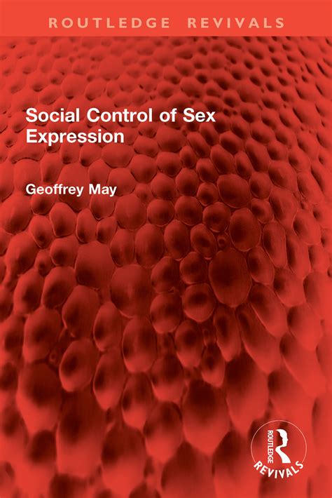 Social Control Of Sex Expression 1st Edition â€“ Pdfepub Version