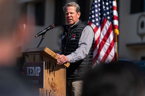 Georgia Gov Brian Kemp Appears Before Grand Jury On 2020 Election