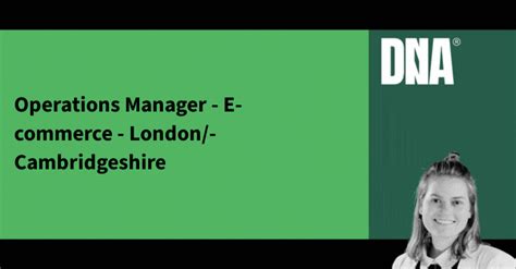 Leatitia Lyons On Linkedin Operations Manager E Commerce London Cambridgeshirejob In Royston…