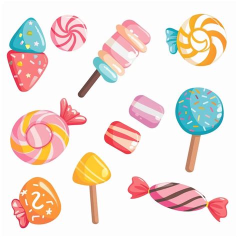 Candy Vectors And Illustrations For Free Download