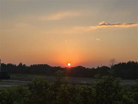 The Sun Was Twice Bigger In Person Than This Photo Rsunset