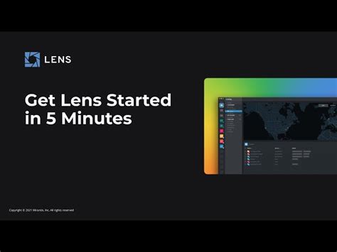 free video lens kubernetes ide running in 5 minutes from mirantis