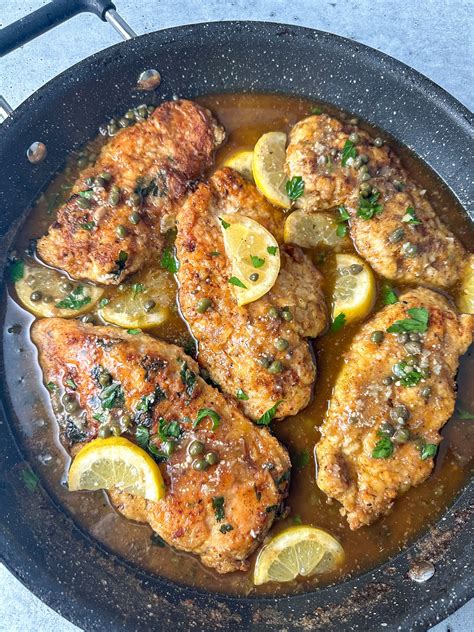 Easy Lemon Chicken With Caper Sauce Chicken Piccata The Tasteful Tribe