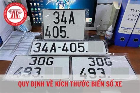 Kích Thước Của Biển Số Xe Theo Quy định Hiện Tại Có Khác Gì So Với Kích
