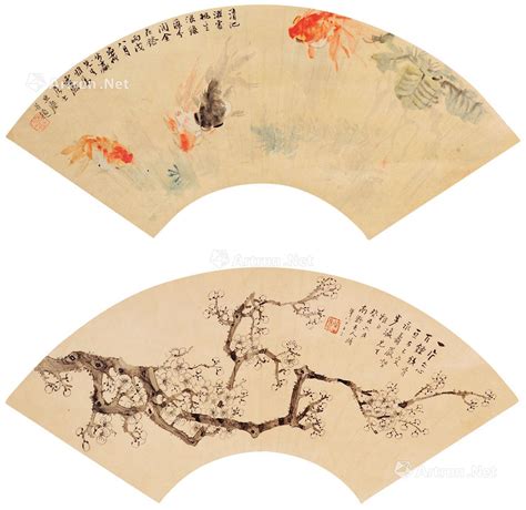 汪亚尘 华艺三 扇面双挖2016年秋季拍卖会琴岛荣德拍品价格图片拍卖专场拍卖会预展拍卖会结果卓克拍卖频道