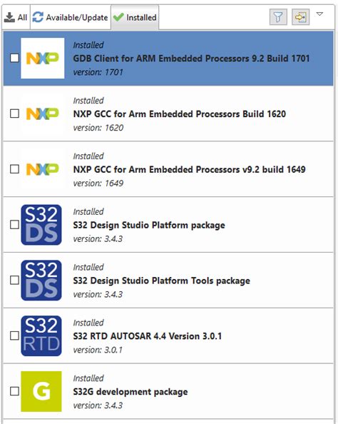 solved s32g2 s32ds cannot open the configuration tool nxp community