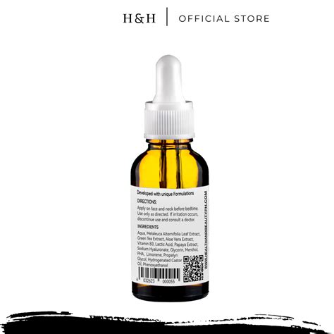 H&H Serum AHA BHA PHA + Tea Tree extract 30 Days Miracle 30ml - Health ...