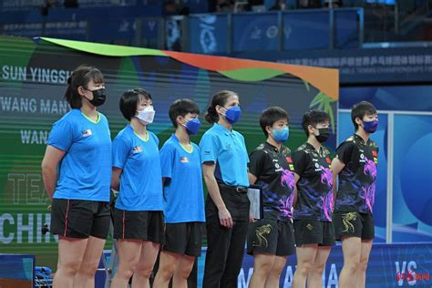 赛场｜中国女乒全胜晋级，昔日靠父母卖房打球的王曼昱已成中坚力量比赛对阵马来西亚队