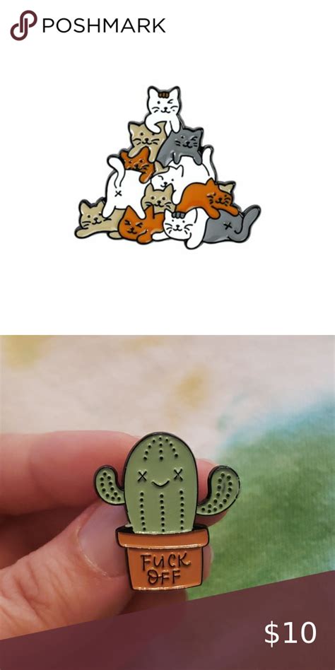 🐾pile Of Cats Enamel Pin Cat Enamel Pin Enamel Pins Badge