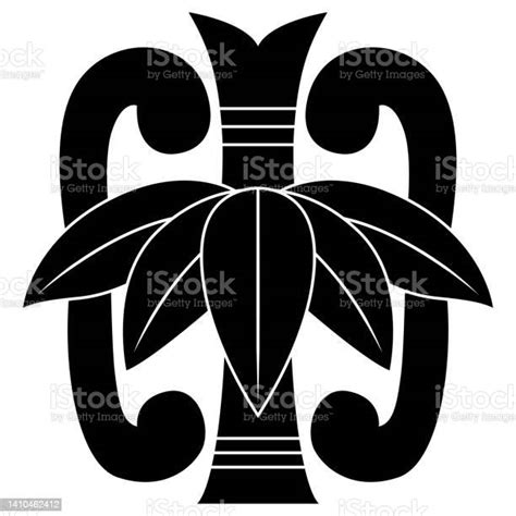 A Crest Of A Uchiwa Stock Illustration Download Image Now Black And