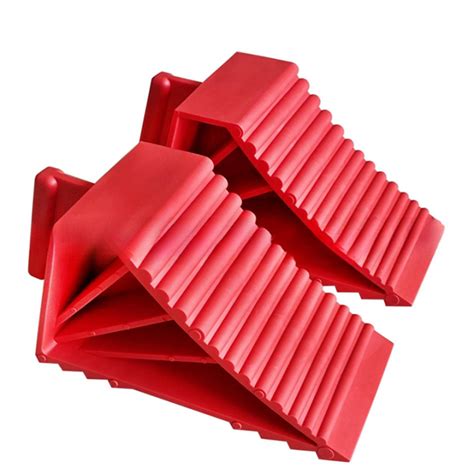 2pack Wheel Chocks Plastic Heavy Duty Tire Chocks For Travel Trailers