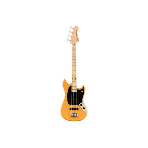 Fender Player Mustang Bass Pj Maple Fingerboard Butterscotch Blonde
