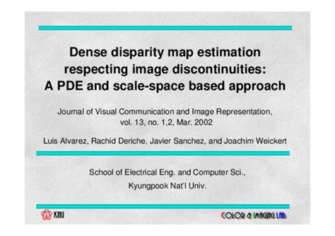 pdf dense disparity map estimation respecting image discontinuities