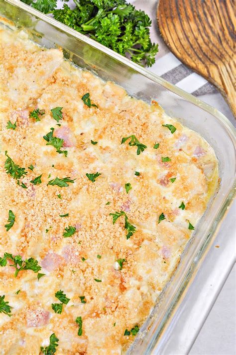 Creamy Keto Chicken Cordon Bleu Casserole Easy To Make