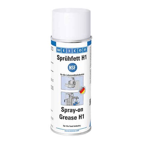 Смазка жировая пищевая Spray-on Grease H1 400 мл WEICON wcn11541400 ...