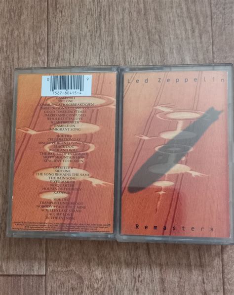 Led Zeppelin Remasters Cassette Photo Metal Kingdom