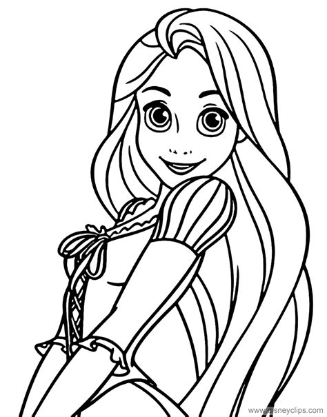Disneys Tangled Coloring Pages