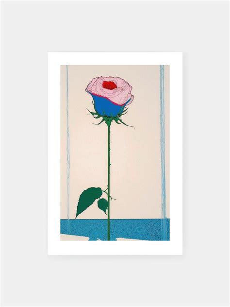 Blushing Innocent Rose Poster Klumo Shop