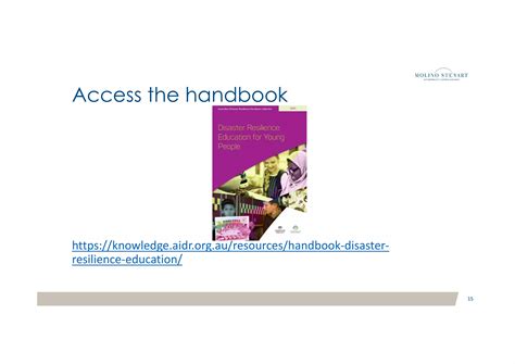 Writing The Disaster Resilience Education For Young People Handbook Ppt