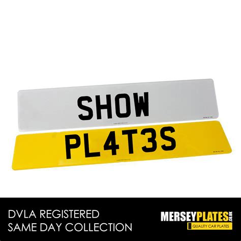 Show Plates Number Plates Mersey Plates Local Licence Plates New